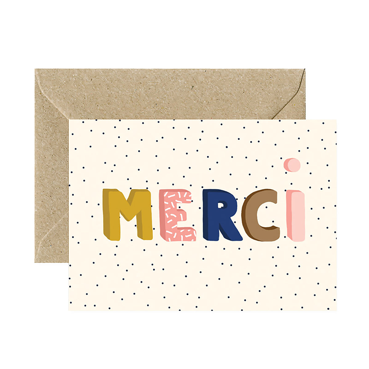 Carte "Merci" | All The Ways to Say par Herring & Bones